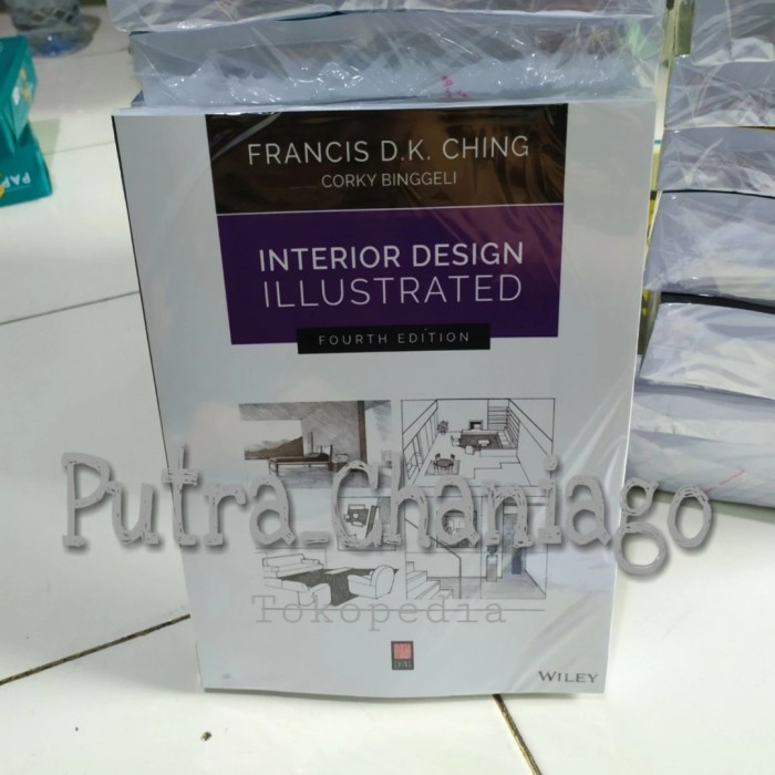 Jual eksterior-interior-buku- interior design illustrated 4th fourth by ...