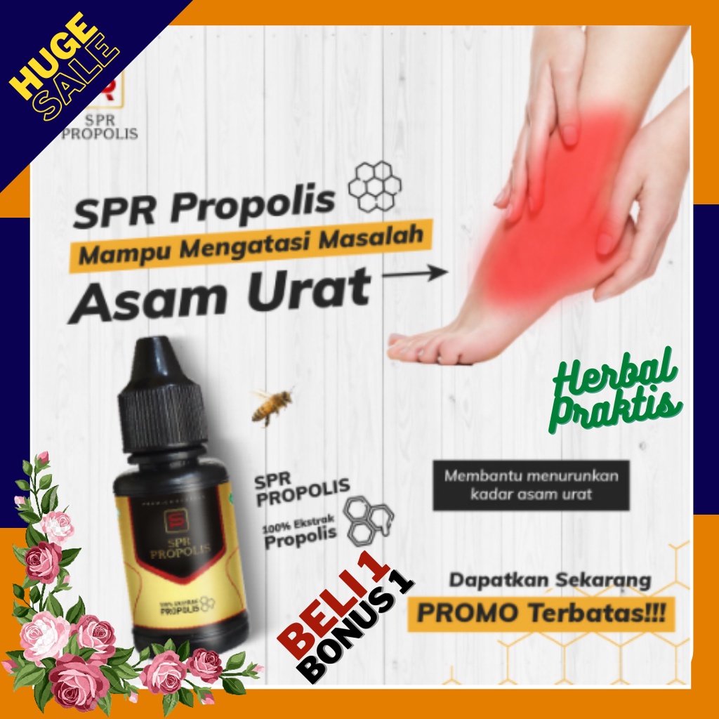 Jual SPR Propolis Original Herbal Alami BPOM Obat Kolesterol, Asam Urat ...