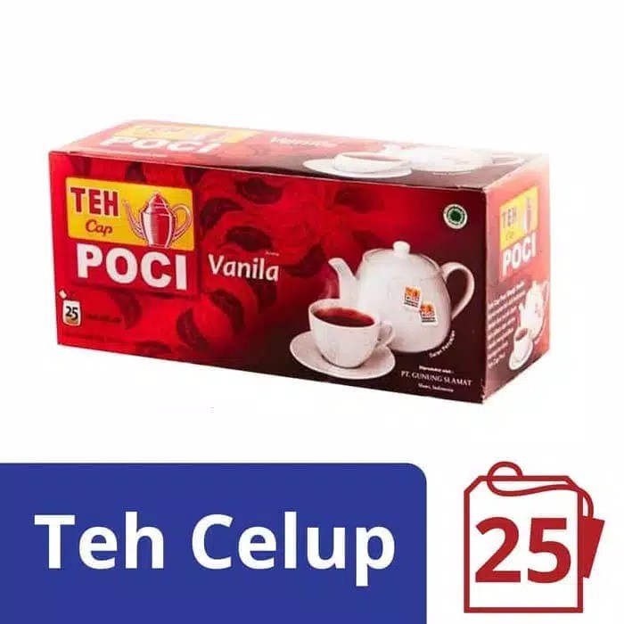 Jual Teh Celup Cap POCI aroma Vanila | Shopee Indonesia