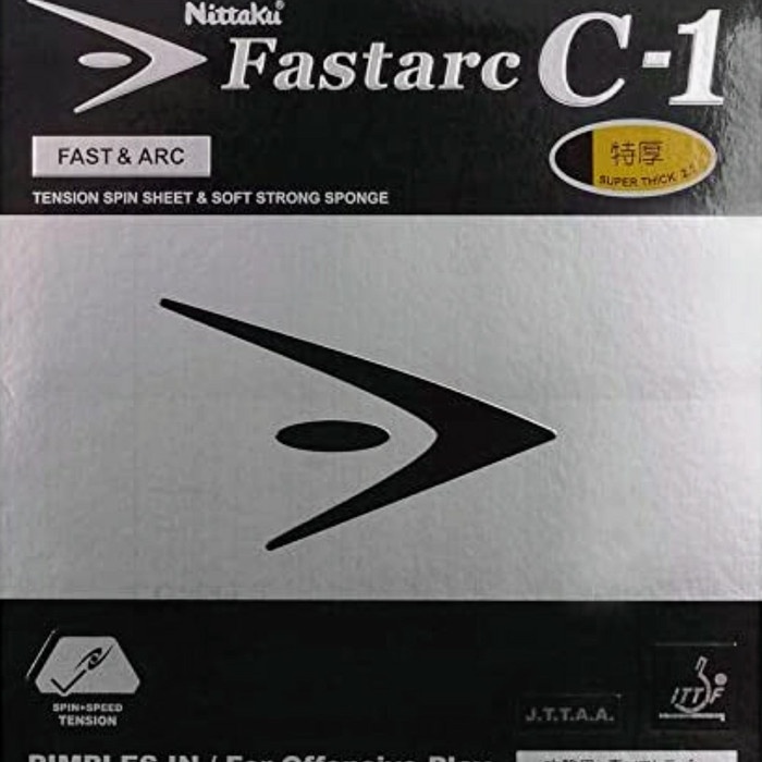 Jual Nittaku Fastarc C-1 Fast Arc C1 - Karet Rubber Tenis Meja Pingpong | Shopee Indonesia