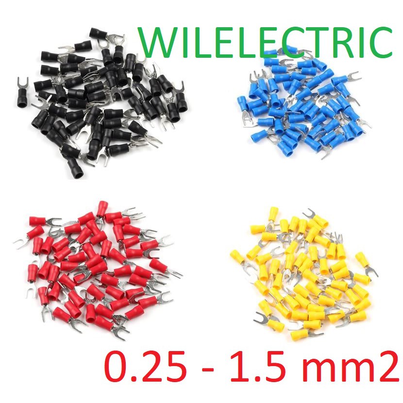 Jual Skun garpu Y SV 1.25 - 4 insulated isolasi warna 1.5 mm 1.5mm 100 ...