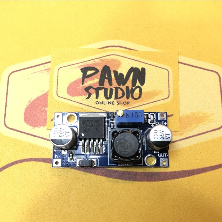 Jual modul module step down dc to dc 3a LM2596 adjustable step down ...
