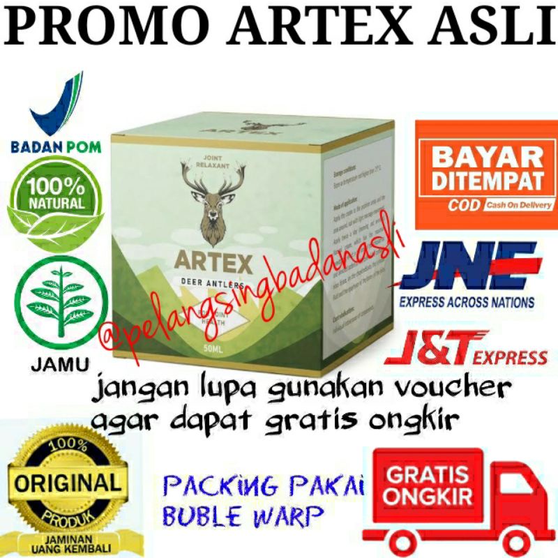 Jual Artex Krim Sendi Original Artex Asli Cream Nyeri Sendi Tulang Kaku Ampuh | Shopee Indonesia