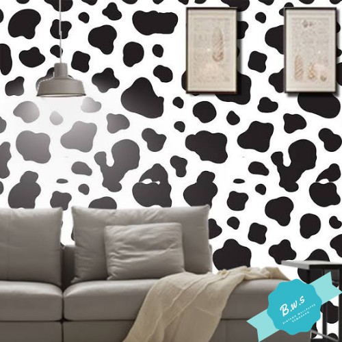 Jual Wallpaper sticker Dinding Motif Sapi Peras //10m x 45cm | Shopee ...