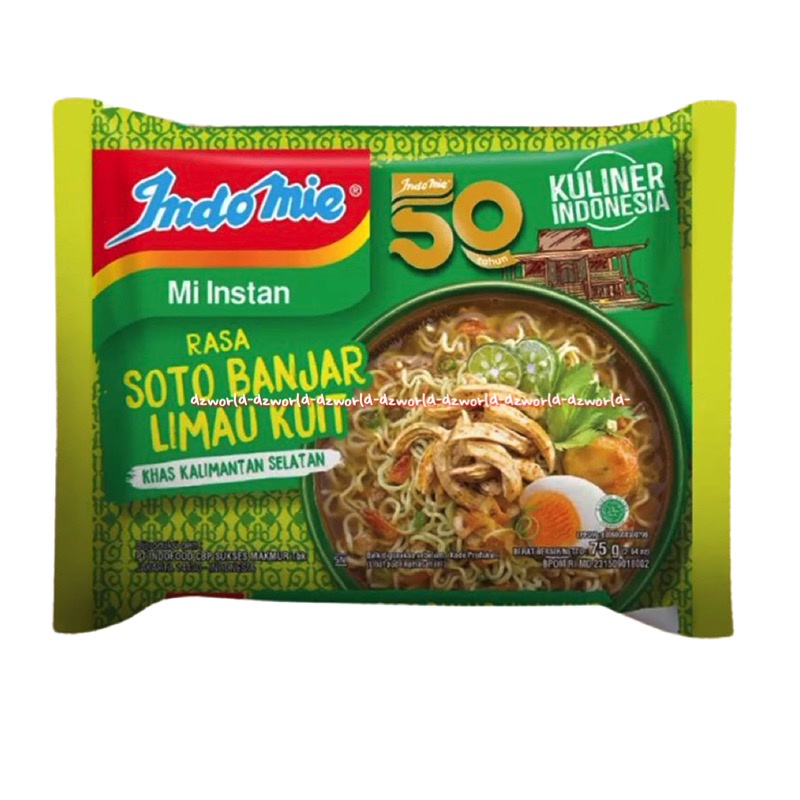 Jual Indomie Rasa Soto Banjar Limau Kulit 75gr Khas Kalimantan Selatan ...