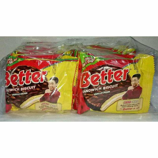 Jual Biskuit better sachet | Shopee Indonesia