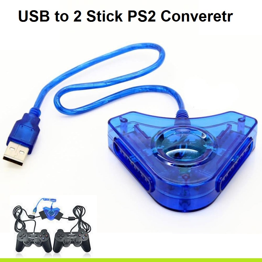 Jual Converter USB to Stick Playstation PS2 2 Player | Shopee Indonesia