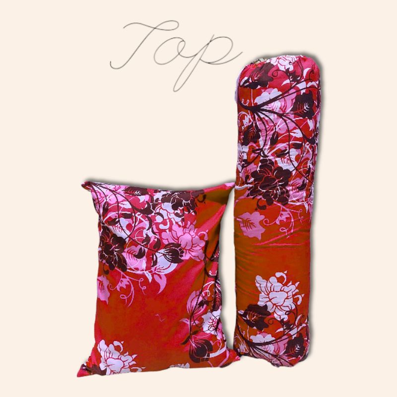 Jual AJI JAYA SARUNG BANTAL GULING AESTHETIC & MOTIF BUNGA (1 SET ...