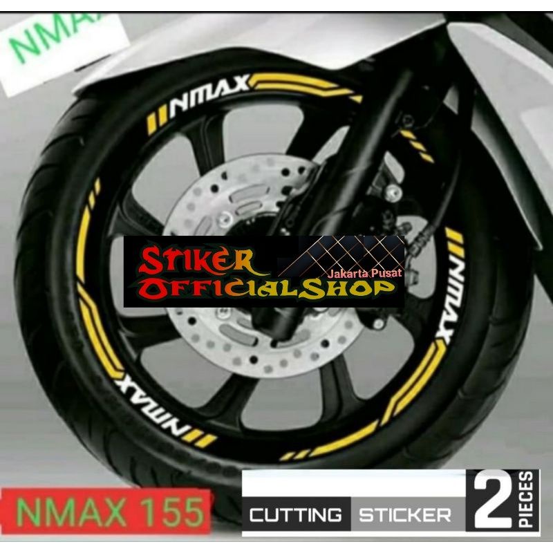 Jual stiker velg list pelek cutting stiker nmax new | Shopee Indonesia