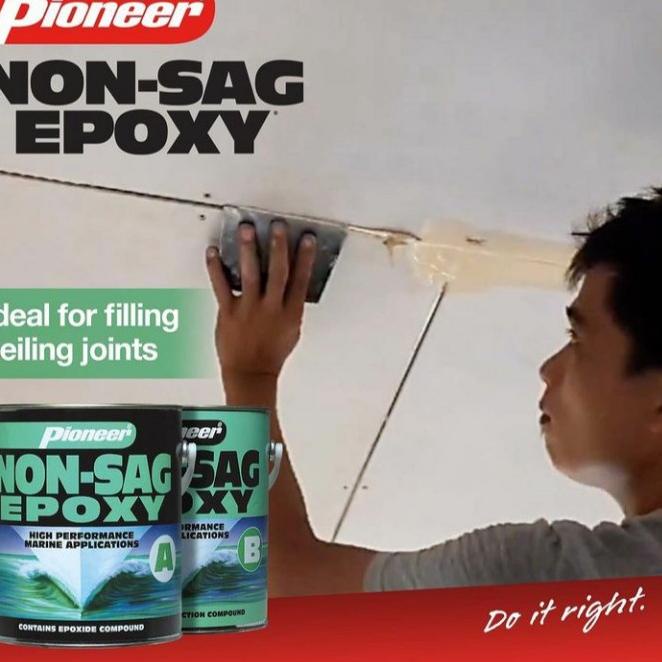 Jual Lem Epoxy Pioneer Non Sag Marine Epoxy 170gr Dempul Kapal Anti ...