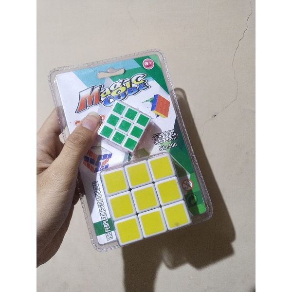 Jual Magic Cube Rubik 3x3 x 2 Mainan Rubik isi dua | Shopee Indonesia
