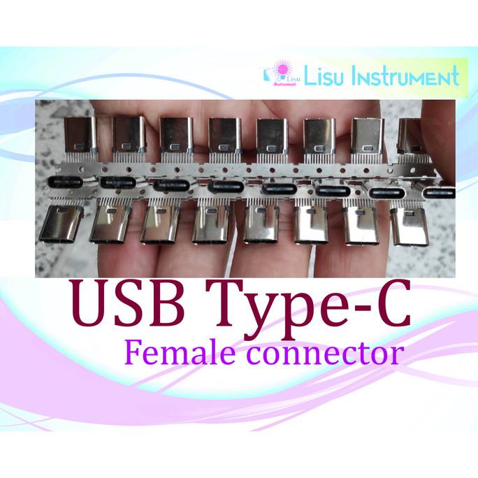 Jual USB Female Type-C Type C USB-C Connector Konektor USB-3.1 lisuin90 ...