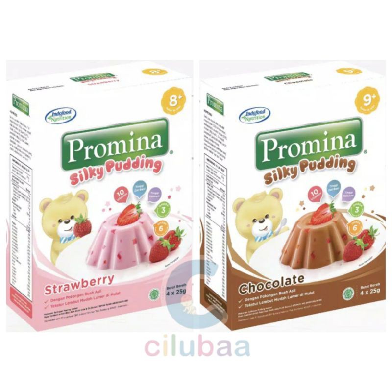 Jual Promina Silky Pudding 100gr snack bayi cemilan Anak Promina Puding ...