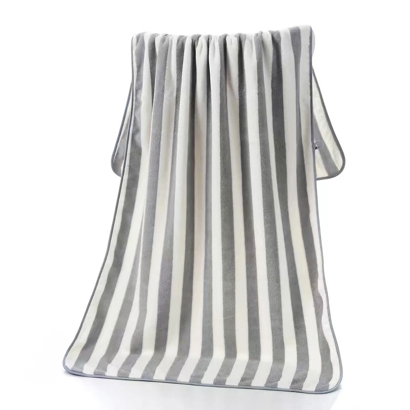 Jual Handuk Mandi Dewasa Quick Dry Microfiber Bulu Garis Lembut 70x140 ...