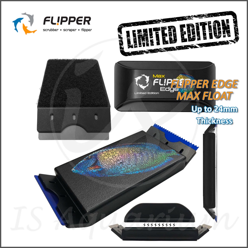 Jual Flipper Edge MAX LIMITED EDITION Float 2in1 Magnet Algae Scraper ...