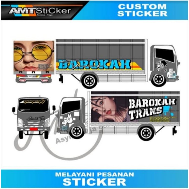 Jual [Terlaris] Stiker Decal Truck Giga Stiker Truk Giga Stiker Decal ...