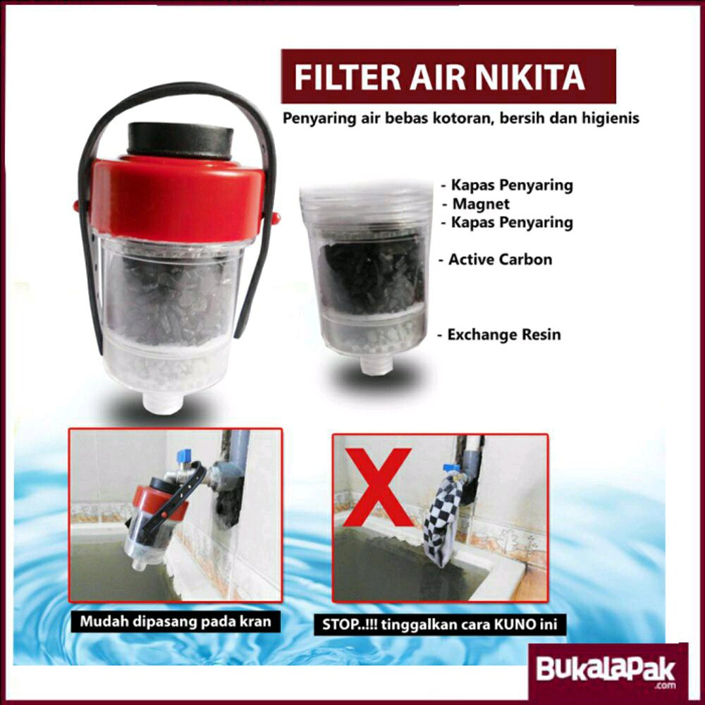 Jual Saringan Air Kran Corong Nikita Water Filter Corong | Shopee Indonesia