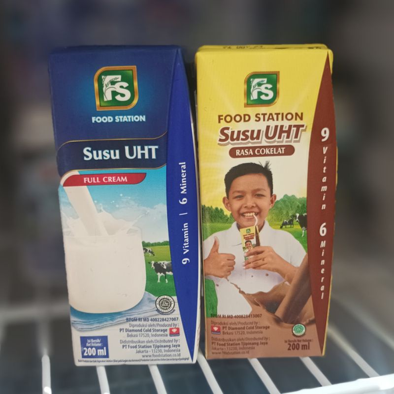 Jual Food Station Susu UHT 200 ml | Shopee Indonesia