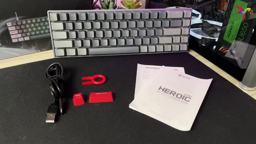 Jual Rexus KX3 / KX-3 Heroic 68% Mechanical Gaming Keyboard | Shopee ...