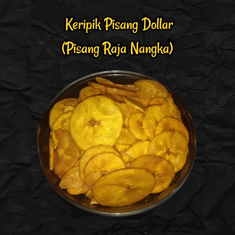 Jual keripik Pisang Dollar (Pisang Raja Nangka) | 250 gr | Snack Kiloan ...