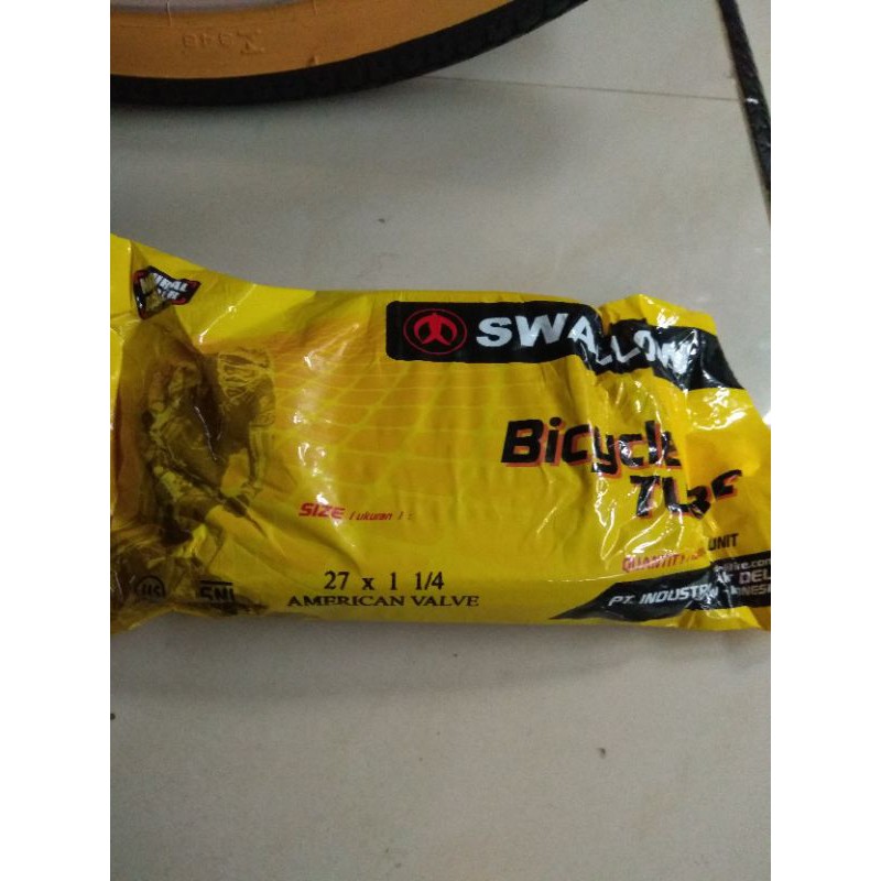 Jual BAN DALAM SWALLOW 27 X 1 1/4 BAN DALAM SWALLOW 27 BALAP JADUL | Shopee Indonesia