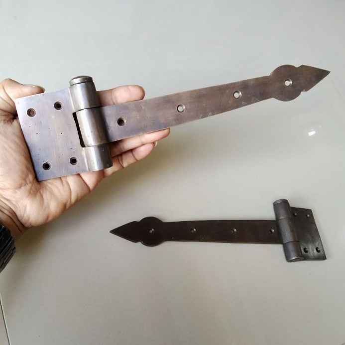 Jual Engsel Pintu Gerbang Kuningan Sepasang Model Pedang Polos 28,5 cm ...