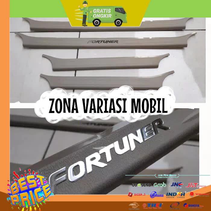 Jual ASSESORIES MOBIL SILL PLATE SILLPLATE SAMPING FORTUNER LAMA NEW ...