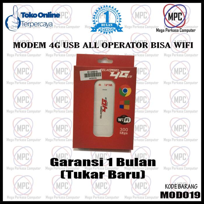 Jual Modem 4G Lte Telkomsel 300 Mbps Unlock All Gsm - Putih (Bisa Wifi ...