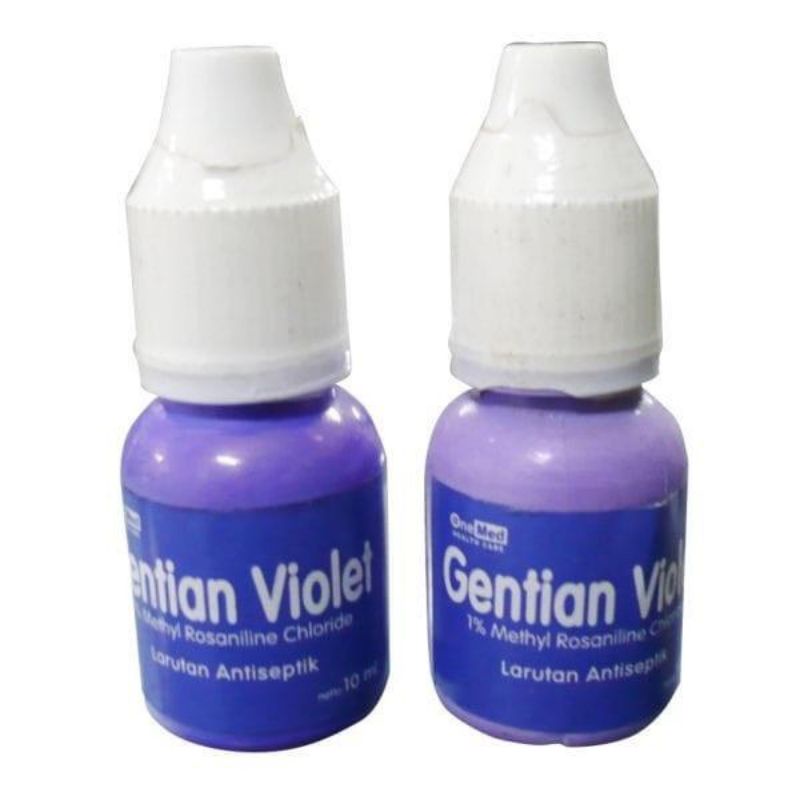 Jual Gentian Violet Obat sariawan One Med 10 ml | Shopee Indonesia