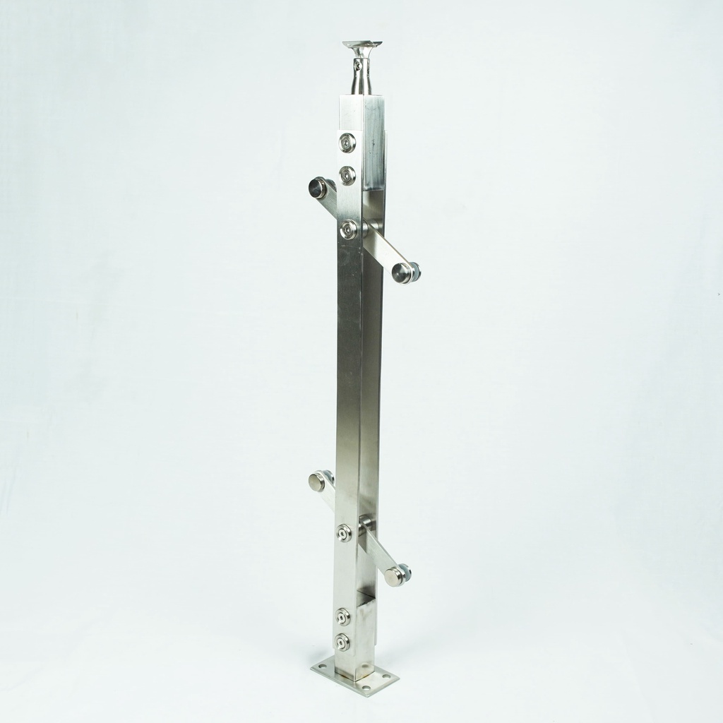 Jual Tiang Railing Tangga Minimalis Strip Stainless Jepit Kaca 202 ...