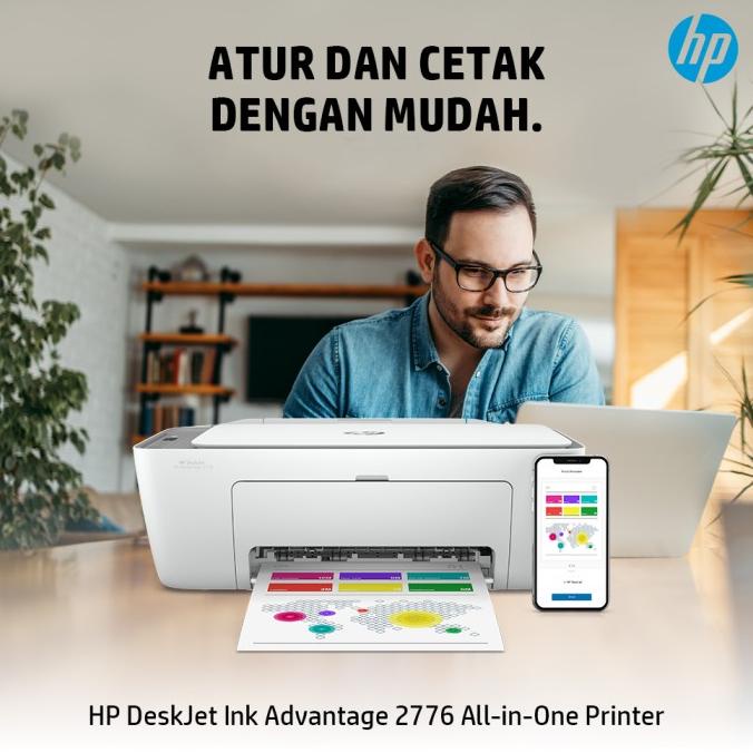 Jual HP Deskjet Ink Advantage 2776 2775 All In One Printer Wireless Resmi | Shopee Indonesia