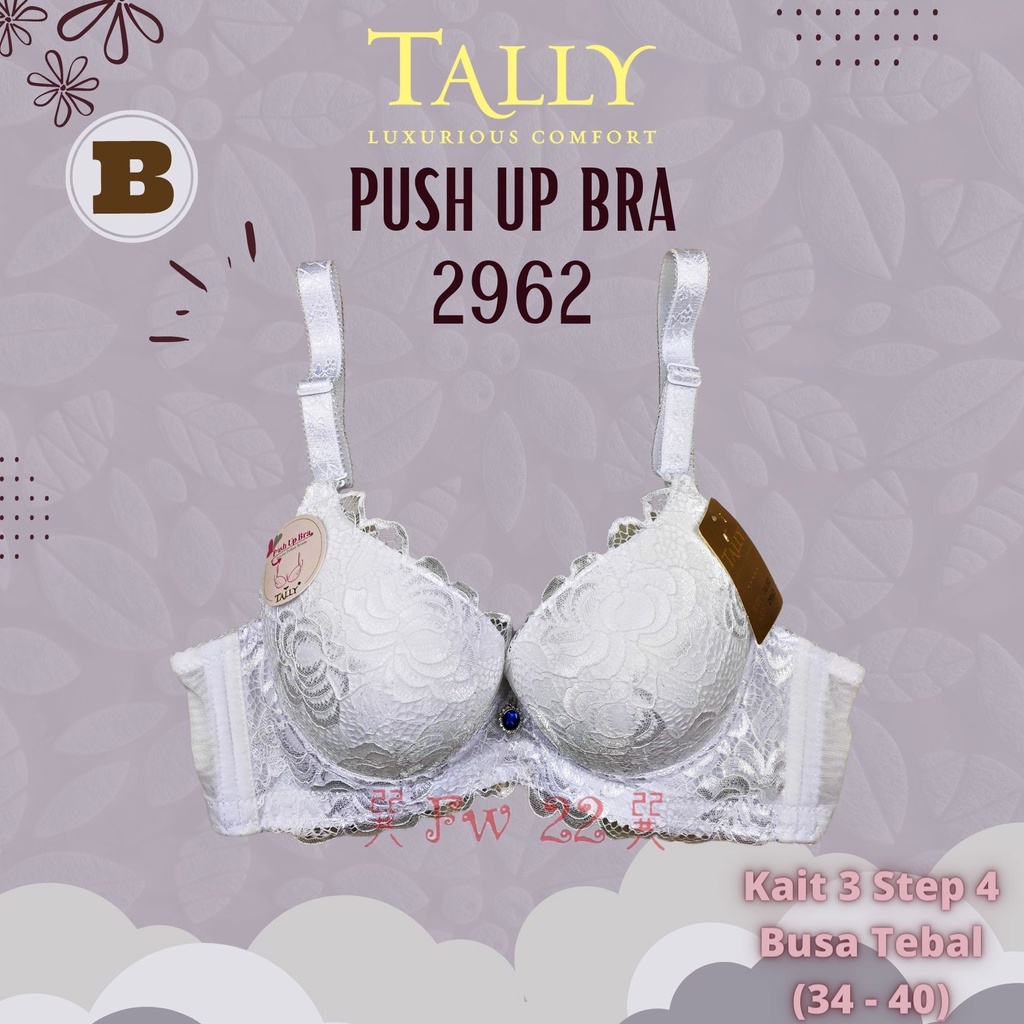 Jual Bra Push Up Tally 2962 dengan Busa Tebal dan Full Cup Muat Hingga ...