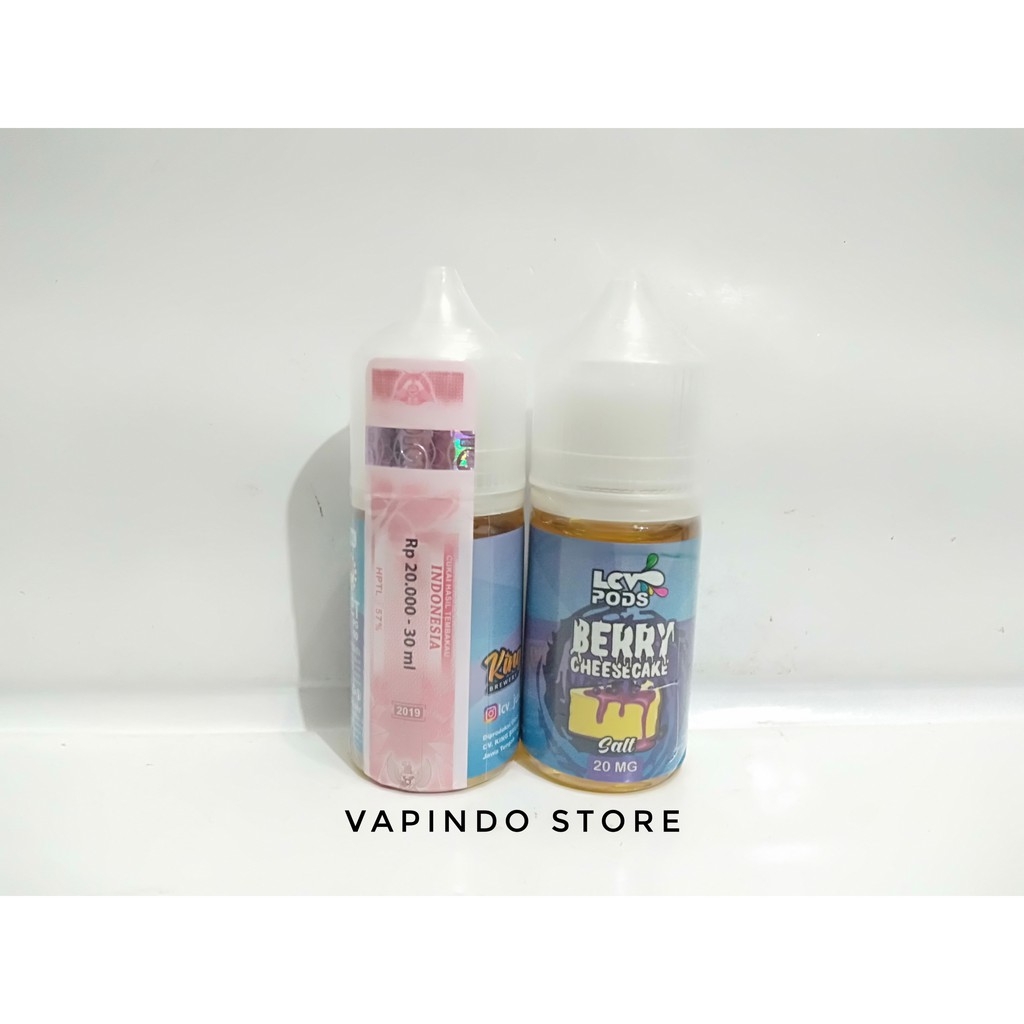 Jual SALT LCV BERRY CHEESECAKE SALTNIC 30ML NIC 20MG PREMIUM E LIQUID ...
