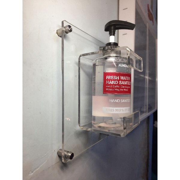 Jual Tempat Handsanitizer Acrylic/ Tempat Shampoo/ Tempat Sabun ...