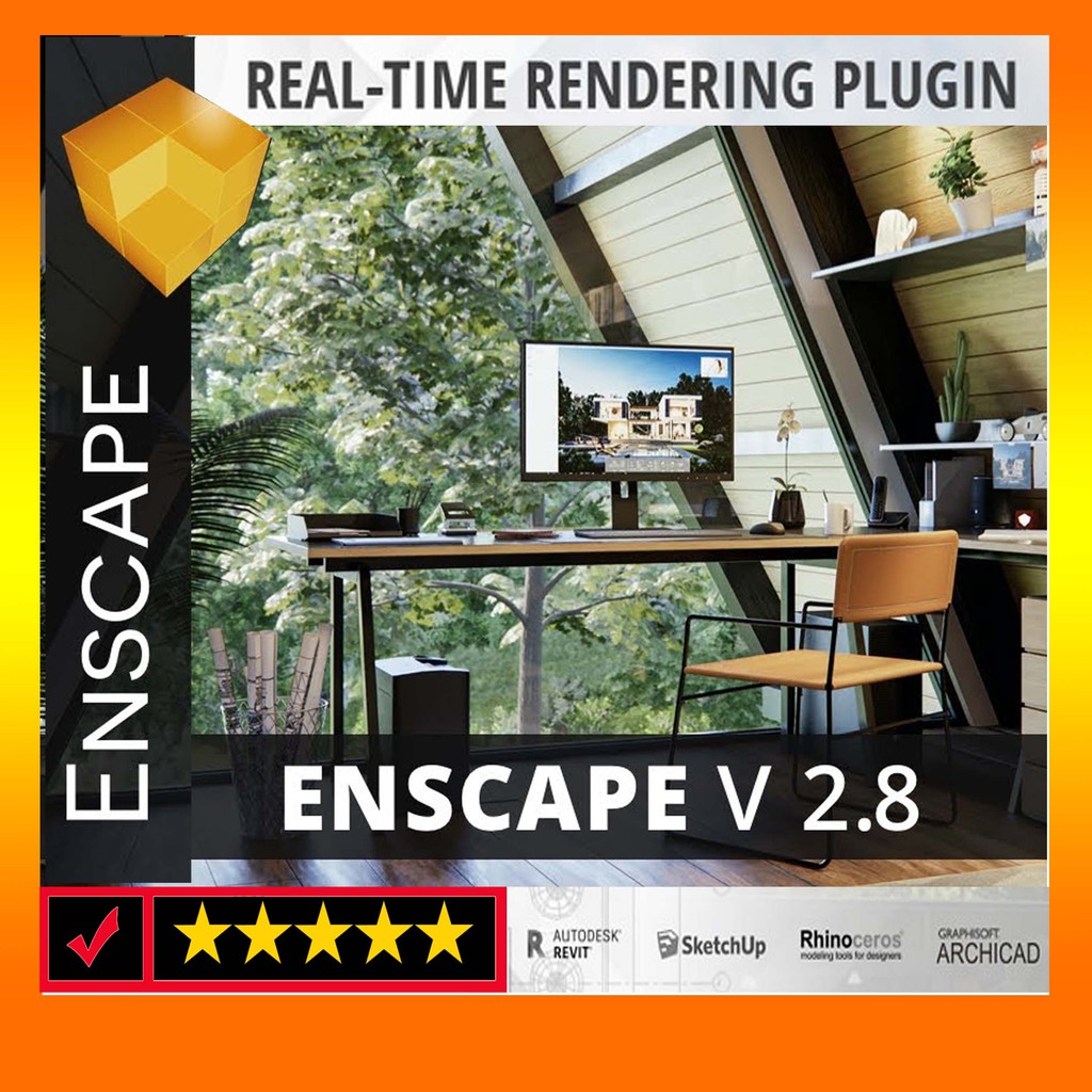 Jual Enscape 3D 2.8 serial key Revit SketchUp Rhino ArchiCAD | Shopee ...