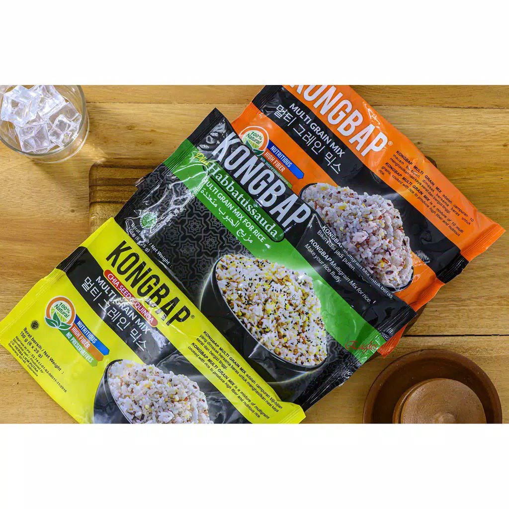 Jual MULTI GRAIN KONGBAP NATURAL HIGH FIBER MIX HALAL SEHAT TINGGI GIZI ...