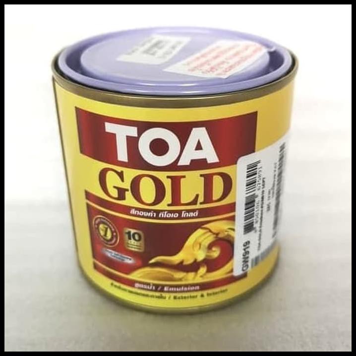 Jual Toa Cat Tembok Gold Paint Emas 0,236 Liter Cat Kubah Warna Mas 0 ...