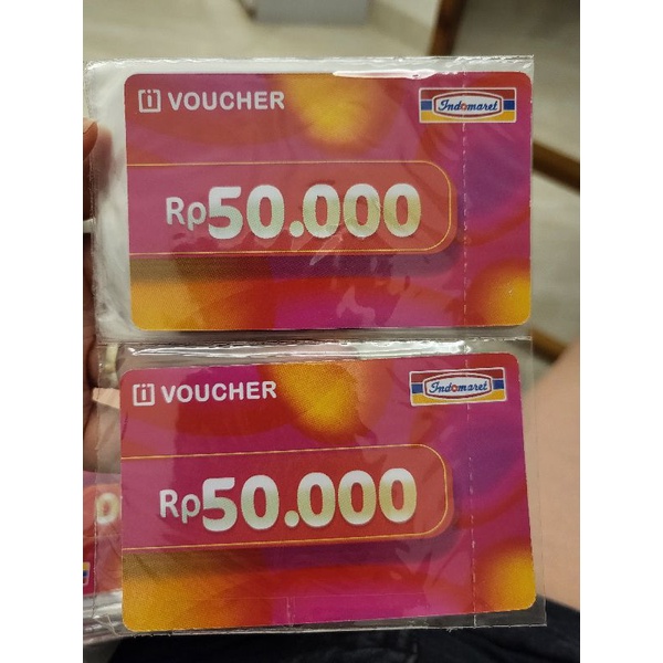 Jual voucher indomaret 50000 baru exp 2023 | Shopee Indonesia