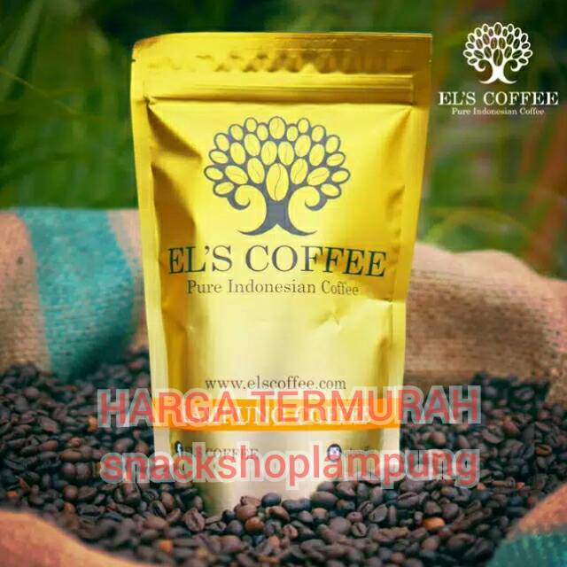 Jual Kopi Lampung Halus El's Coffee Gold els Bubuk Asli Lampung 200gr ...