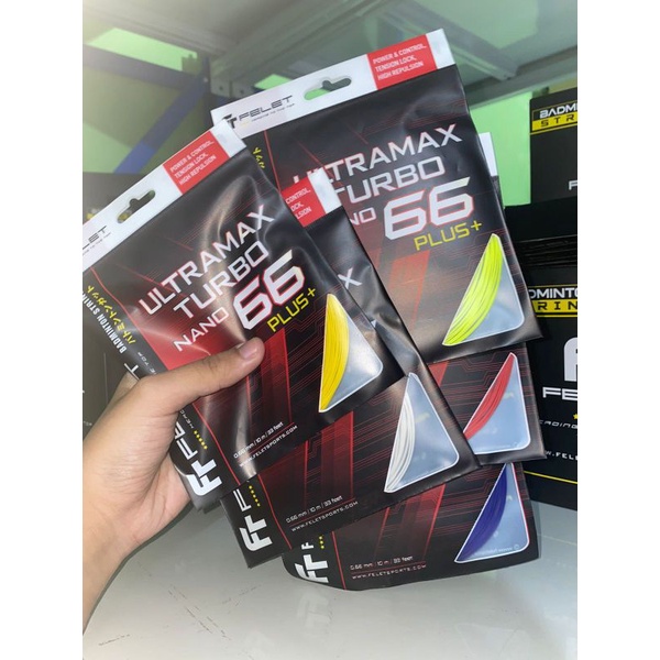 Jual SENAR BADMINTON FELET ULTRAMAX TURBO NANO 66 PLUS + | Shopee Indonesia