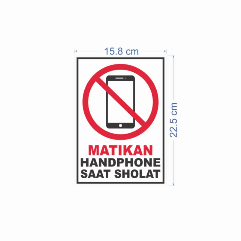 Jual STIKER MATIKAN HANDPHON SAAT SHOLAT | Shopee Indonesia