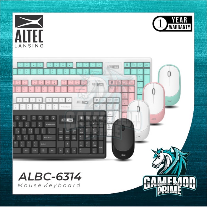 Jual Keyboard Mouse Combo Wireless Altec Lansing ALBC6314 ALBC 6314 ...