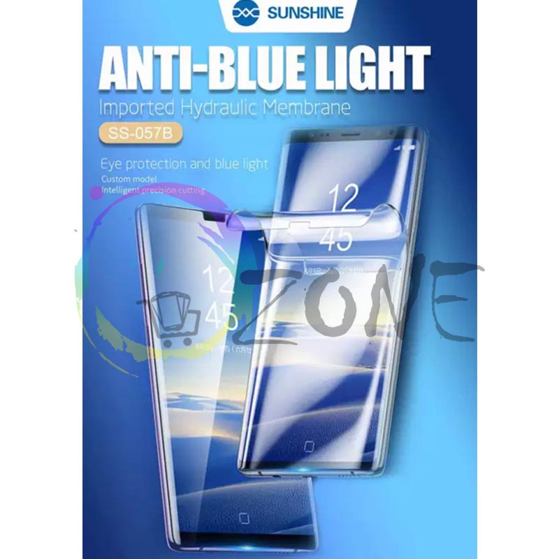 Jual ANTI GORES HYDROGEL BLUE LIGHT SUNSHINE SS-057B 1 BOX ISI 50 PCS | Shopee Indonesia