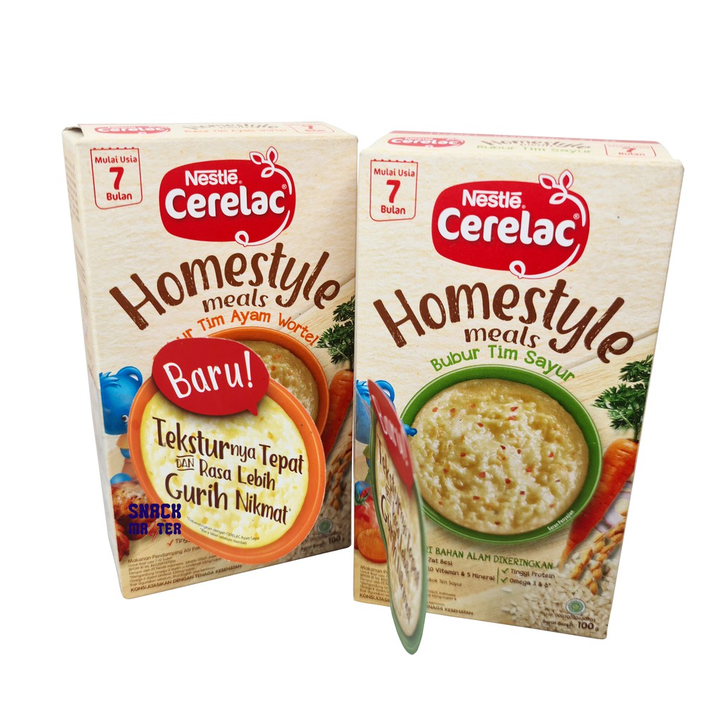 Jual Nestle Cerelac Homestyle Meals 8+ Bubur Tim - Netto 110 gr ...