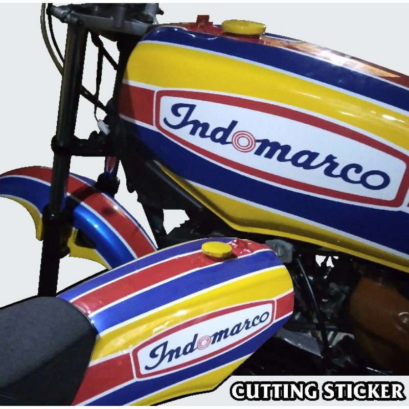 Jual CUTTING STICKER LOGO INDOMARCO ALL MOTOR MATIC/BEBEK TERMURAH ...