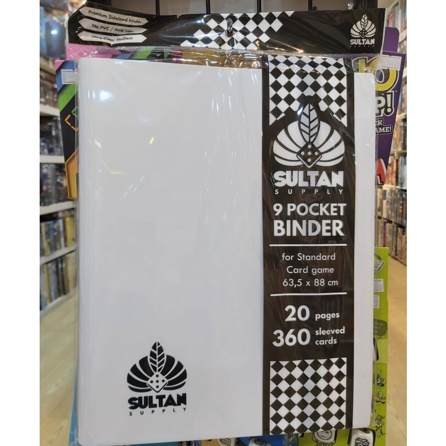 Jual Sultan Supply Card Album 9 Pocket Binder White | Shopee Indonesia