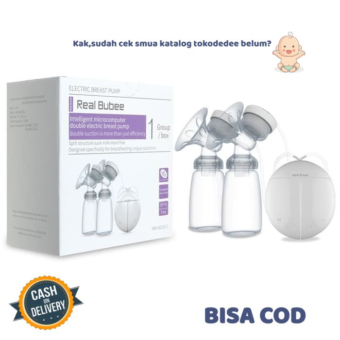 Jual Sen&sun Pompa Asi Elektrik Double Botol Susu / Electric Breastpump ...