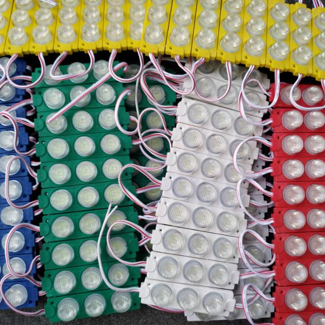 Jual Lampu Led Modul Strip 3 Mata 12 Volt Led 12 Volt 3 Mata Besar