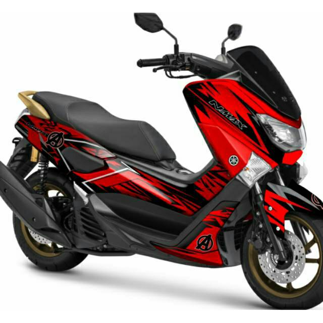 Jual Decal yamaha nmax full body variasi pilihan merah | Shopee Indonesia