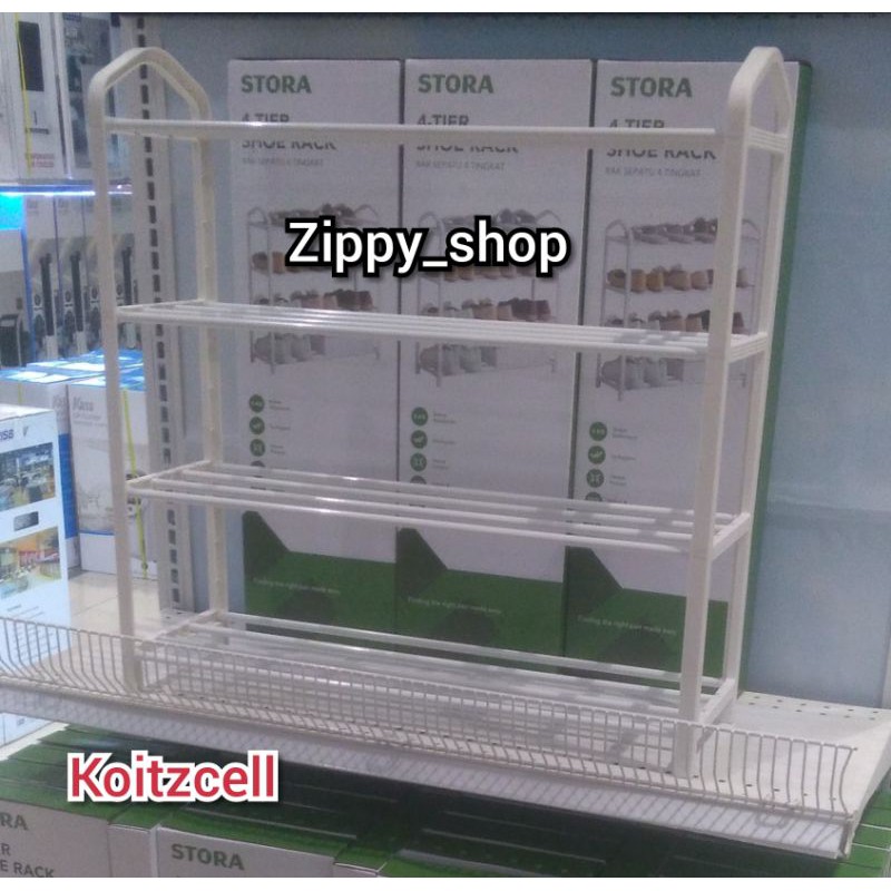 Jual Ace - Krisbow/ Stora Rak sepatu 4 tingkat, Rak sepatu 4 susun ...